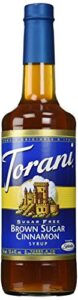 torani brown sugar cinnamon syrup sugar free 25.4 fl oz (pack of 1)