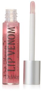 duwop cosmetics lip venom lip plumping balm - pink shimmer