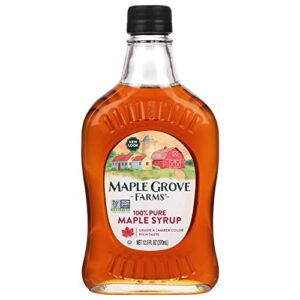 maple grove farms pure maple syrup, 12.5 oz