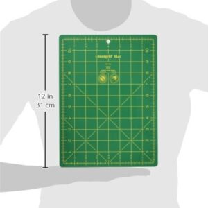 Dritz Omnigrid Self-Healing, 8" x 11" Cutting Mat, Green