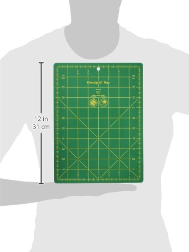 Dritz Omnigrid Self-Healing, 8" x 11" Cutting Mat, Green