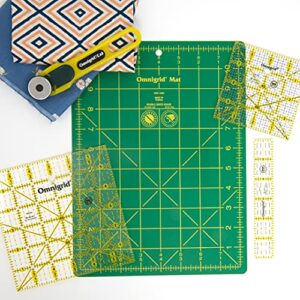 Dritz Omnigrid Self-Healing, 8" x 11" Cutting Mat, Green