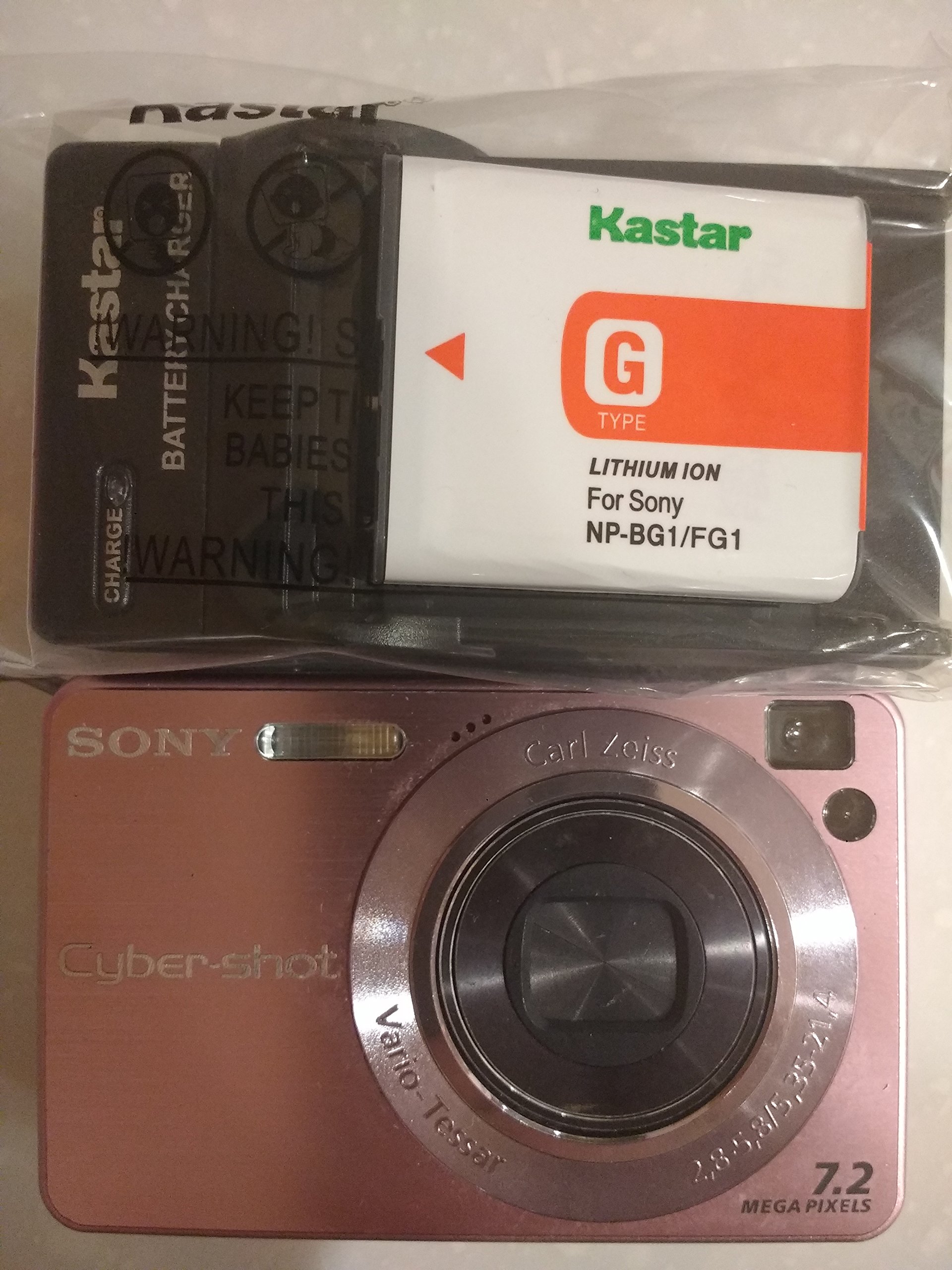 Sony Cybershot DSCW120/P 7.2MP Digital Camera with 4x Optical Zoom with Super Steady Shot (Pink)