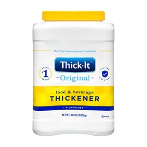 thick-it original food & beverage thickener, 36 oz canister