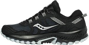 saucony womens versafoam excursion tr13, black, 8.5 wide