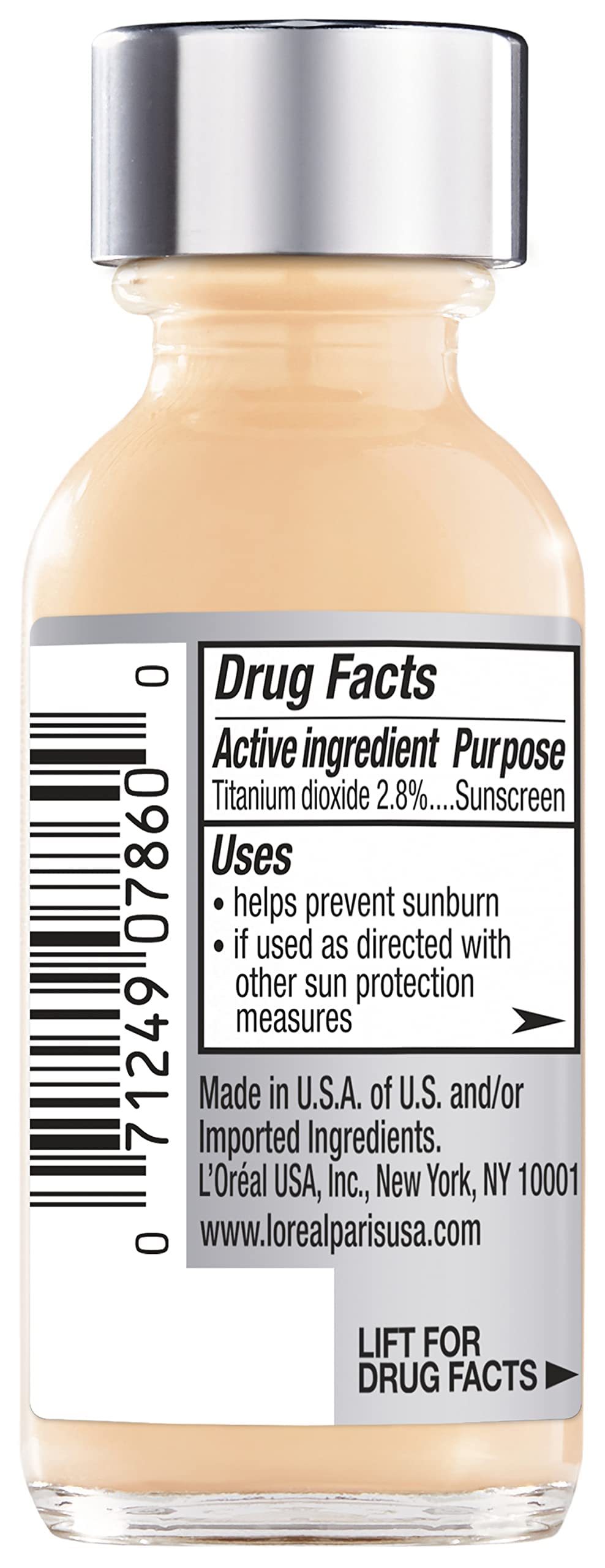 L'Oreal Paris Makeup True Match Super-Blendable Liquid Foundation, Nude Beige W3, 1 Fl Oz,1 Count