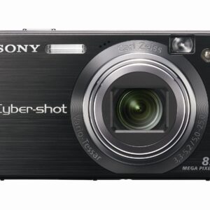 Sony Cybershot DSCW150/B 8.1MP Digital Camera with 5x Optical Zoom with Super Steady Shot (Black)