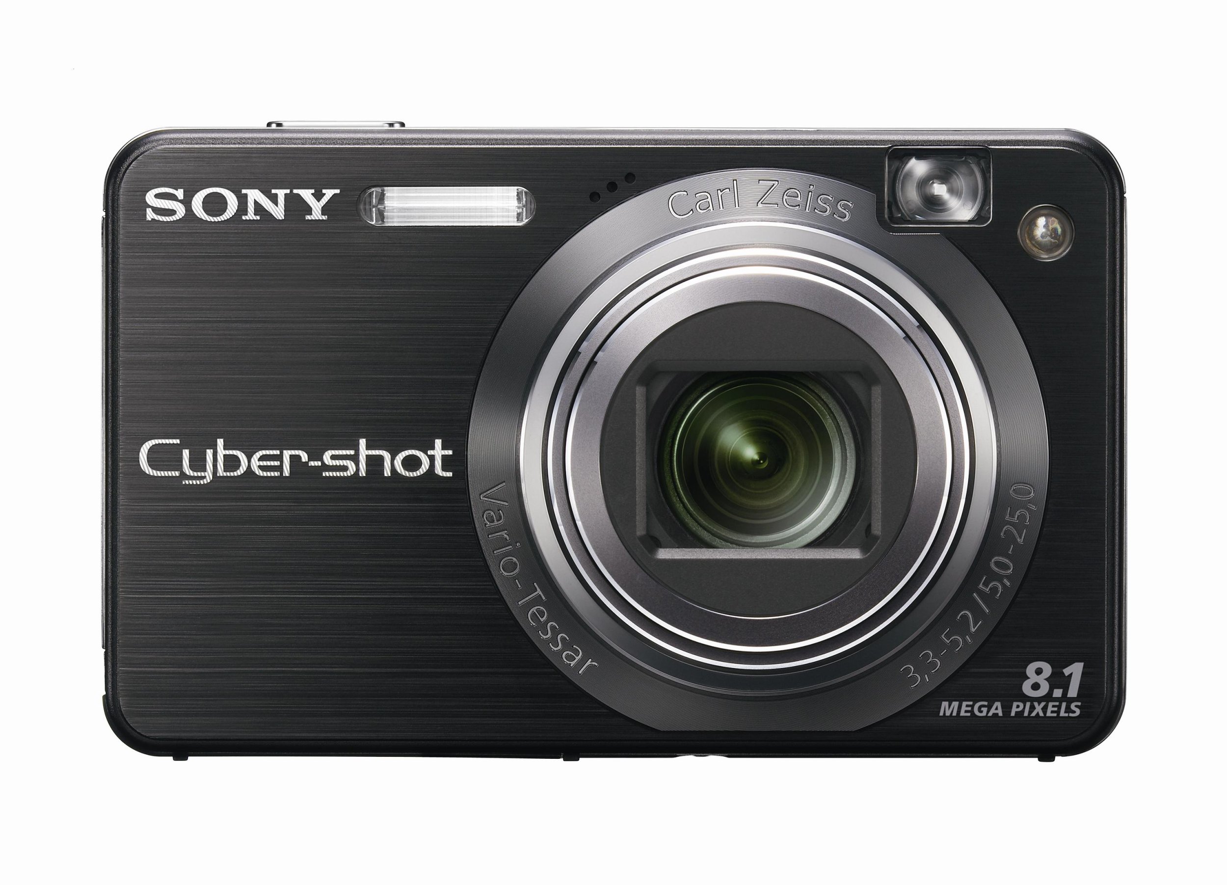 Sony Cybershot DSCW150/B 8.1MP Digital Camera with 5x Optical Zoom with Super Steady Shot (Black)