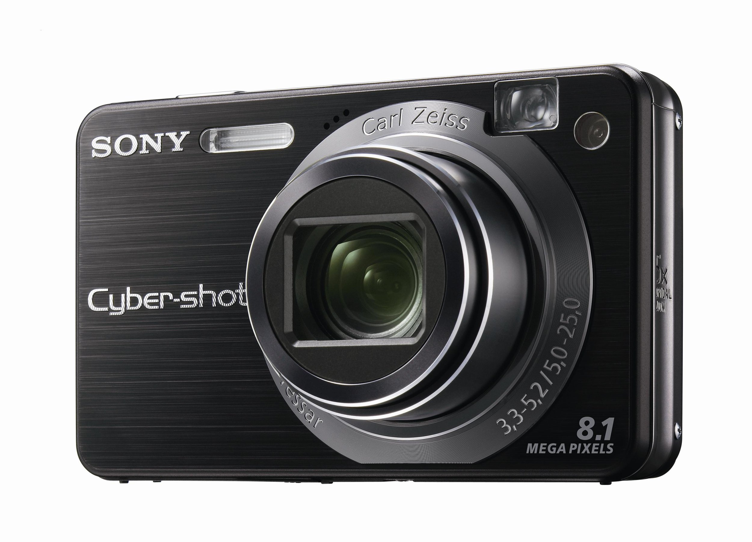 Sony Cybershot DSCW150/B 8.1MP Digital Camera with 5x Optical Zoom with Super Steady Shot (Black)