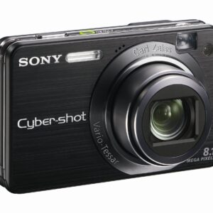 Sony Cybershot DSCW150/B 8.1MP Digital Camera with 5x Optical Zoom with Super Steady Shot (Black)