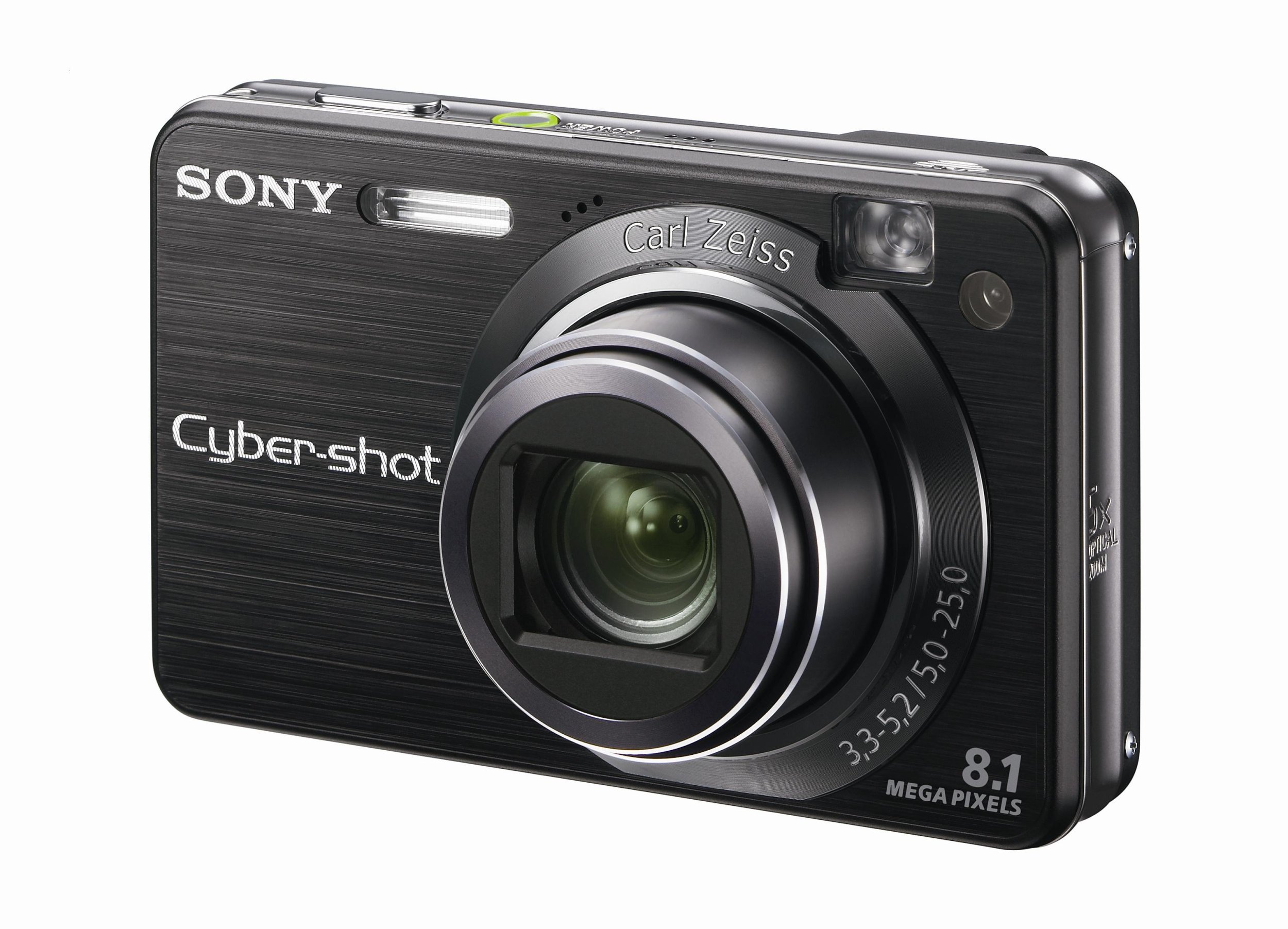 Sony Cybershot DSCW150/B 8.1MP Digital Camera with 5x Optical Zoom with Super Steady Shot (Black)