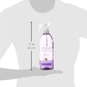 Method All-Purpose Cleaner Spray, French Lavender, Plant-Based and Biodegradable Formula Perfect for Most Counters, Tiles and More, 28 Fl Oz, (Pack of 1)