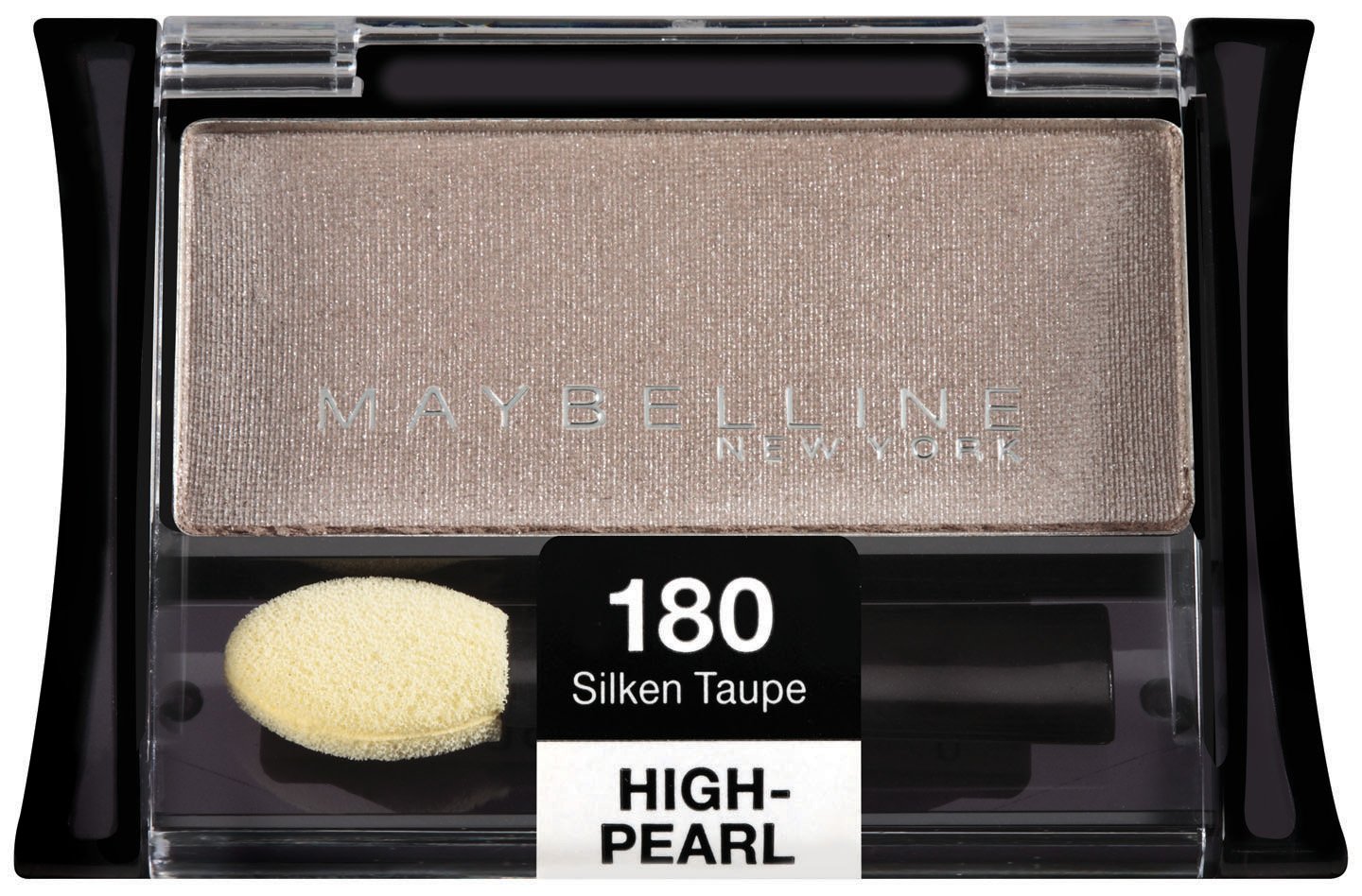 Maybelline New York Expert Wear Eyeshadow Singles, Silken Taupe 180 High-pearl, 0.09 Ounce