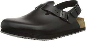 birkenstock original tokyo leather narrow width, black 42 normal