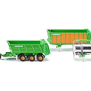 siku 1848 Farmer DEUTZ-FAHR Tractor with Joskin Trailer Set, Green