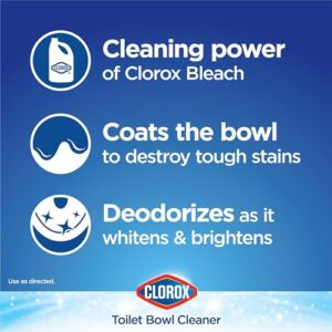 Clorox Toilet Bowl Cleaner, Rain Clean - 24 Ounces (Package May Vary)