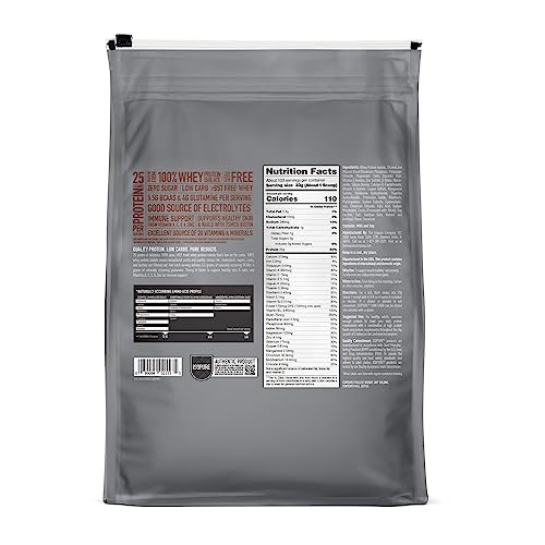 Isopure Protein Powder, Low Carb Whey Isolate, Gluten Free, Lactose Free, 25g Protein, Keto Friendly, Dutch Chocolate, 103 Servings, 7.5 Pound (Packaging May Vary)