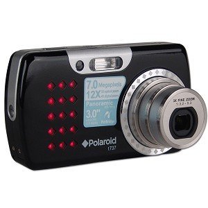 polaroid t737 7mp 3x optical/4x digital zoom camera (black)