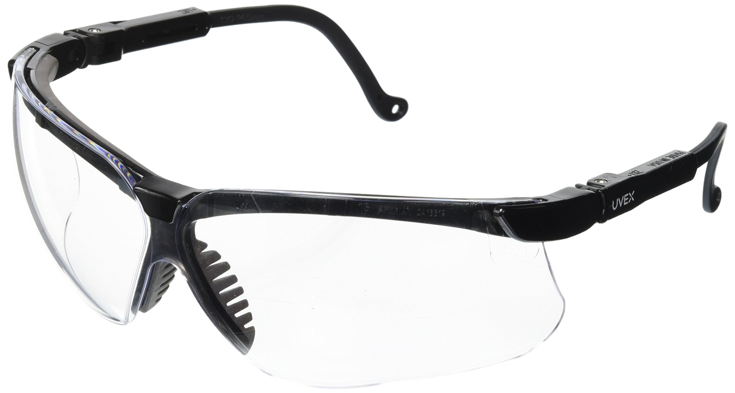 Honeywell Uvex by S3200 Genesis Safety Glasses with Uvextreme Anti-Fog Coating, Black Frame