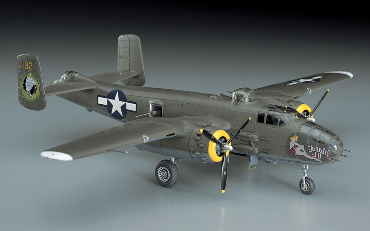 Hasegawa 1:72 Scale North American B-25J Mitchell Model Kit