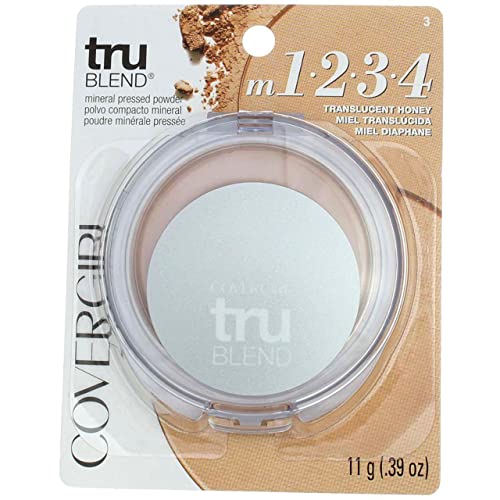 CoverGirl Trublend Pressed Powder, Translucent Honey 3, 0.39-Ounce Packages (Pack of 2)