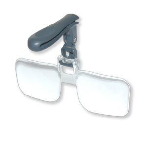 carson visormag 2.25x power clip-on magnifying lens for hats (vm-14)