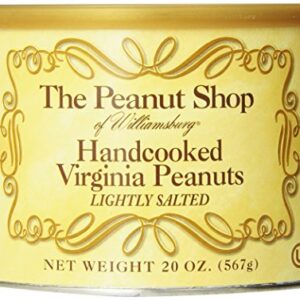 The Peanut Shop of Williamsburg Handcooked Virginia Peanuts, Lightly Salted, 20 Ounce