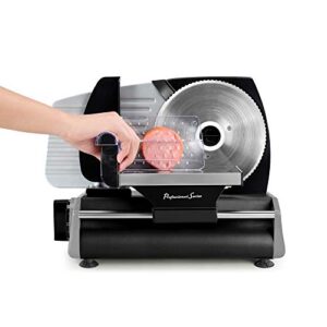 Professional Series Meat Slicer, Cuts Meat, Cheese, Bread, Fruit & Vegetables, Adjustable Slice Thickness, Stainless Steel Blade, Safe Non-Slip Feet, For Home Use, Easy To Clean