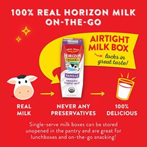 Horizon Organic Shelf-Stable Low Fat milk Boxes, Vanilla, 8 oz., 12 Pack