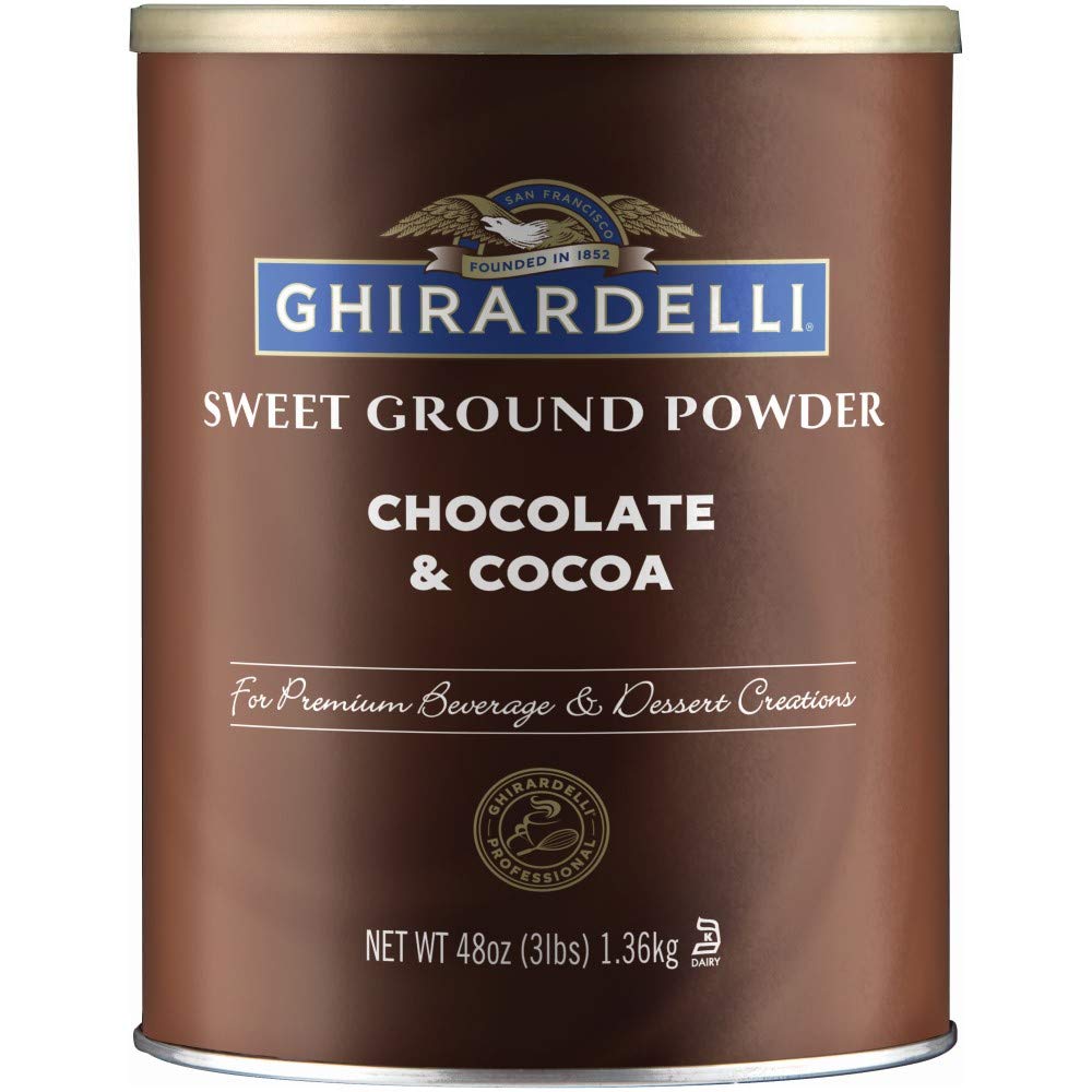 Ghirardelli Sweet Ground Chocolate and Cocoa | 3 lb. | Baking & Desserts