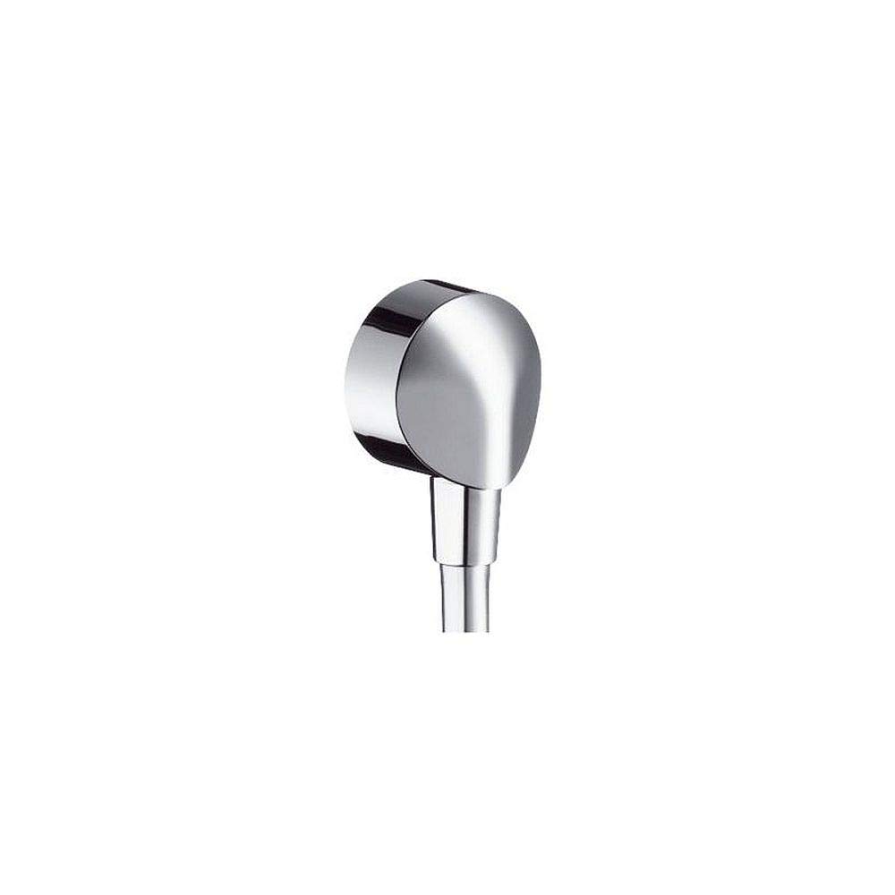 hansgrohe Check Valves Round 2-inch Chrome, 27458003 Wall Outlet