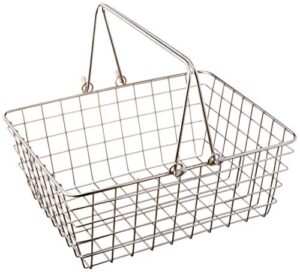 spectrum diversified wire storage basket, medium, chrome (43270)