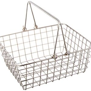 Spectrum Diversified Wire Storage Basket, Medium, Chrome (43270)