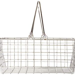 Spectrum Diversified Wire Storage Basket, Medium, Chrome (43270)