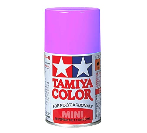 Tamiya Polycarbonate PS-50 Sparkling Pink Spray 100 ml TAM86050 Lacquer Primers & Paints