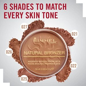 Rimmel London Natural - 022 Sun Bronze - Bronzer, Matte Finish, 0.49oz