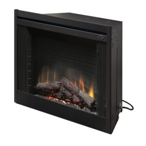 dimplex bf series 39" deluxe built-in electric firebox (model: bf39dxp), 9220/7170/4915 btu, 240/208/120 volt, 2700/2100/1440 watt, black