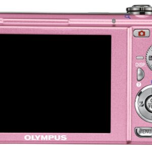 OM SYSTEM OLYMPUS FE370 8MP Digital Camera with 5x Optical Dual Image Stabilized Zoom (Pink)