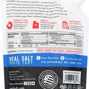 Redmond Real Sea Salt - Natural Unrefined Gluten Free Coarse, 16 Ounce Pouch (1 Pack)