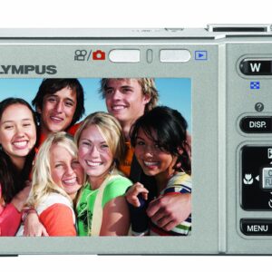 OM SYSTEM OLYMPUS FE360 8MP Digital Camera with 3x Optical Dual Zoom (Silver)