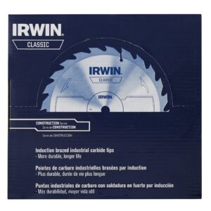 IRWIN Tools Classic Series Steel Corded Circular Saw Blade, 7 1/4-inch, 24T (25130)