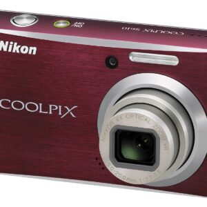 Nikon Coolpix S610 10MP Digital Camera with 4x Optical Vibration Reduction (VR) Zoom (Deep Red)