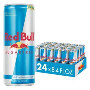 red bull sugar free energy drink, 8.4 fl oz, 24 cans