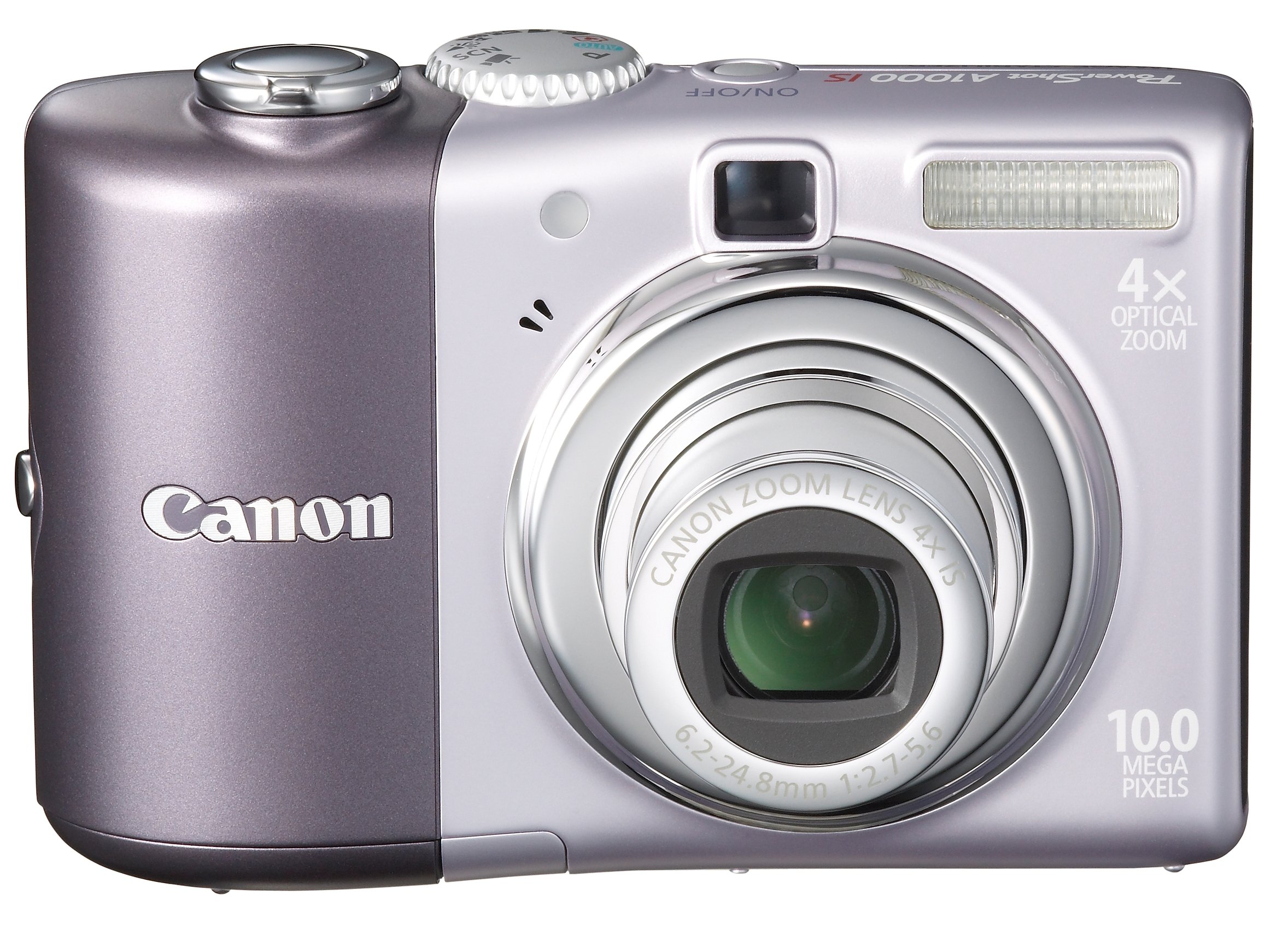 Canon Powershot A1000IS 10MP Digital Camera with 4x Optical Image Stabilized Zoom (Purple)