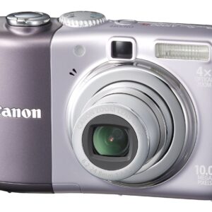 Canon Powershot A1000IS 10MP Digital Camera with 4x Optical Image Stabilized Zoom (Purple)