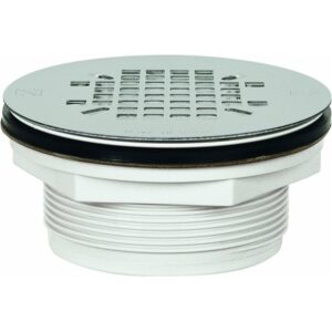 jones stephens corp d40-101 2" no caulk shower stall drain