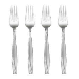 oneida camlynn everyday flatware salad forks, 0.20 lb, metallic