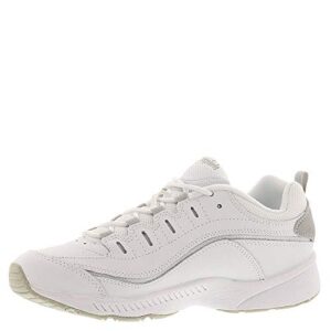 easy spirit women's romy sneaker, white 140, 8 wide