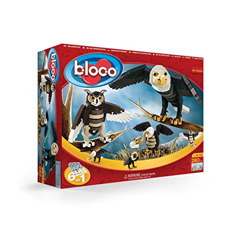 Bloco Toys - Birds of Prey - Building Set - Stem Toy - Creative constructions Toy