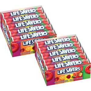 life savers 5 flavors hard candy rolls, 1.14 ounce (pack of 20)